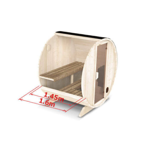 1.6m bastutunna | Mini bastu utomhus | Köpa bastutunna