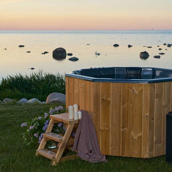 Vedeldade badtunnor | Badtunnor med el värme | Vedeldad tunna