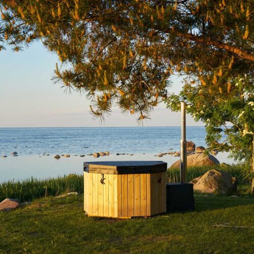 Vedeldade badtunnor | Badtunnor med el värme | Vedeldad tunna