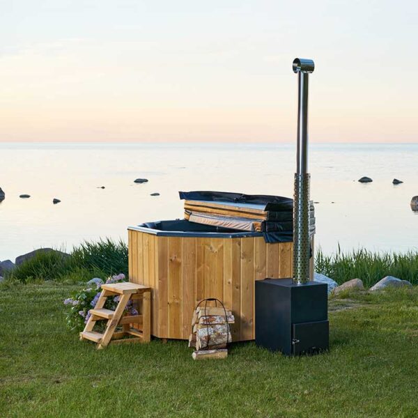 Vedeldade badtunnor | Badtunnor med el värme | Vedeldad tunna