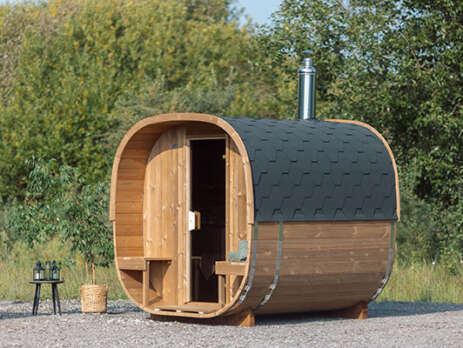 Utomhus Bastun I Rund kub bastu från tillverkaren